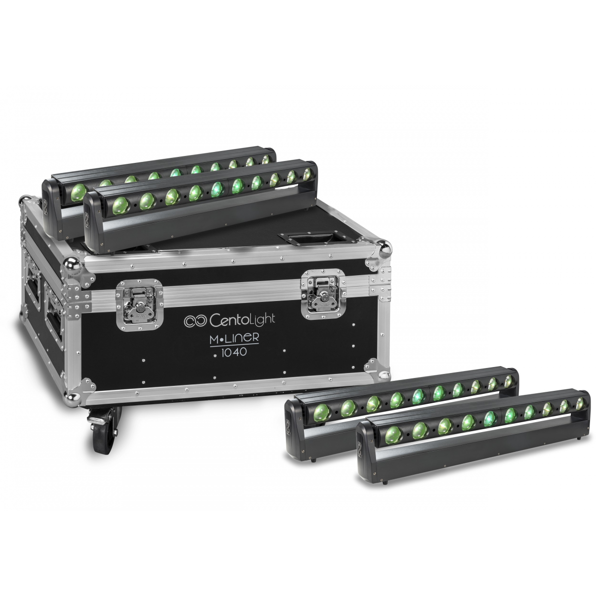 4 x Beam moving Bar 10 x 40 W LED With Pixel control - CentoLight